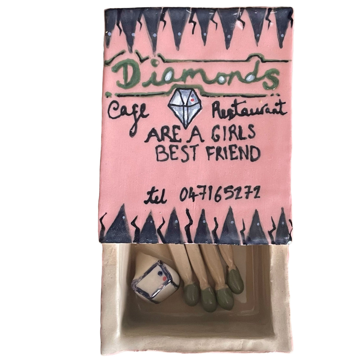 Diamonds Matchbox – landclayceramics